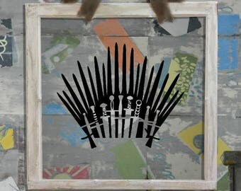 Thrones decal | Etsy