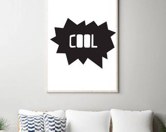 Cool poster | Etsy