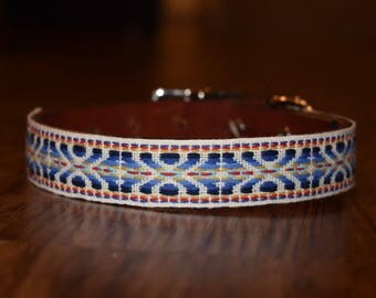 Aztec dog collar | Etsy