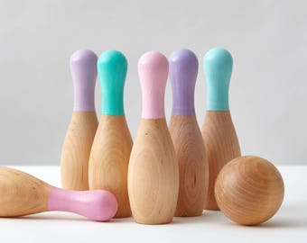 Painted bowling pin | Etsy