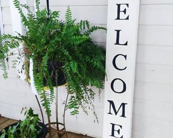 Outdoor welcome sign | Etsy