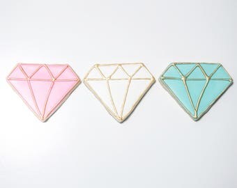 Diamond cookies | Etsy