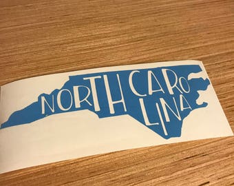North carolina decal | Etsy