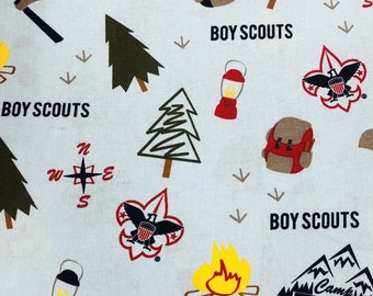 Boy scout fabric | Etsy