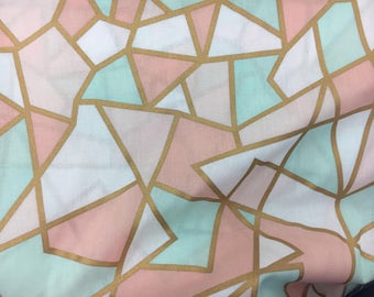 Geometric fabric | Etsy