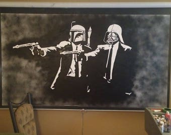 Art Prints Star Wars Pulp Trilogy Set of 3 Posters two