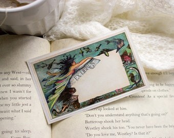 24 Square Personalized Boy Book Plates Bookplate Stickers