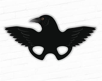 Crow mask | Etsy