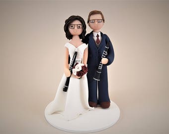 Clarinet cake topper | Etsy
