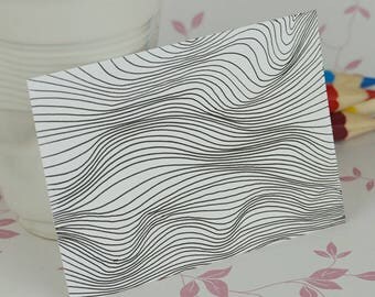 Wave line drawing | Etsy