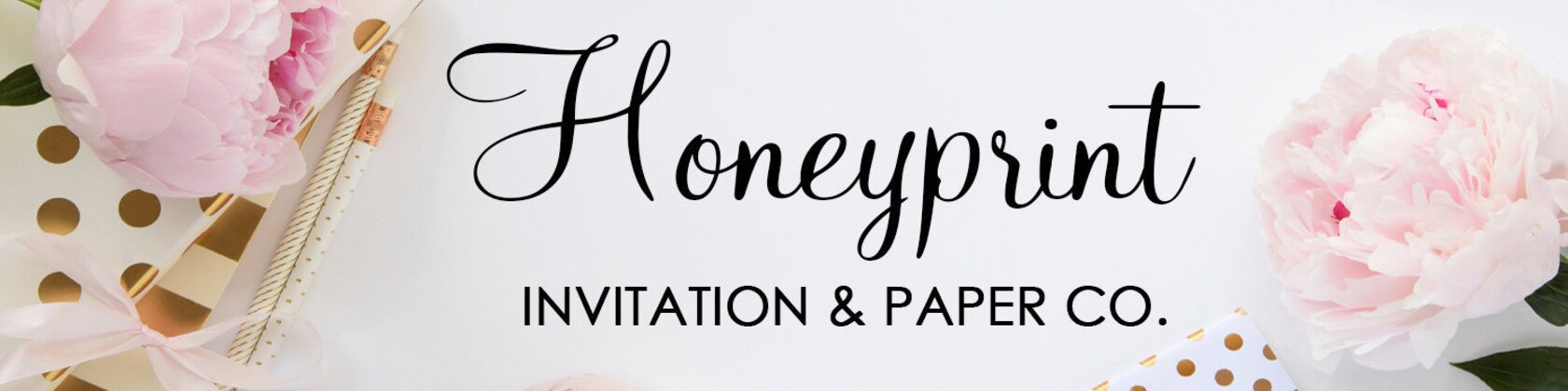 Invitations and Party Decor Printables by Honeyprint on Etsy