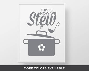 Cooking quote | Etsy