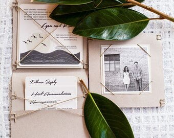 Pocket folder invite | Etsy