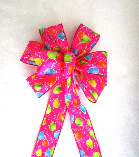 Birthday Bow Happy Birthday Bow Party Decoration Balloons