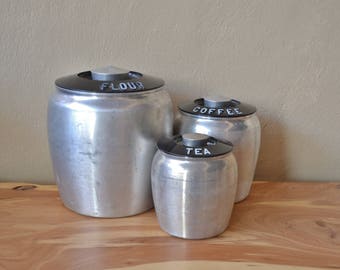 Aluminum canisters | Etsy