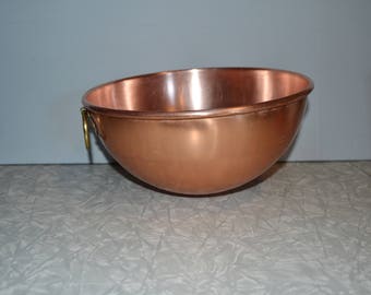 Copper mixing bowls | Etsy