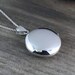 Sterling silver locket Round Locket Mens Locket Locket