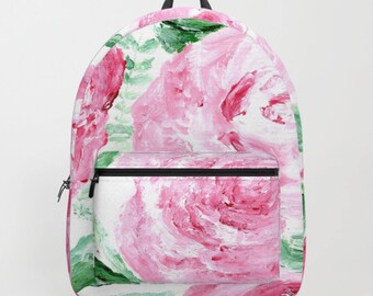 Floral backpack | Etsy