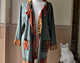 Upcycled jacket | Etsy