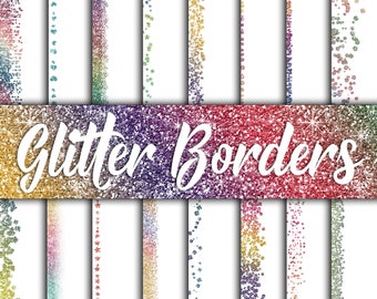 Glitter border | Etsy