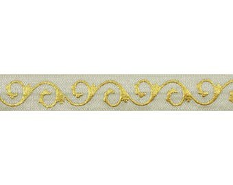 Metallic gold scroll | Etsy