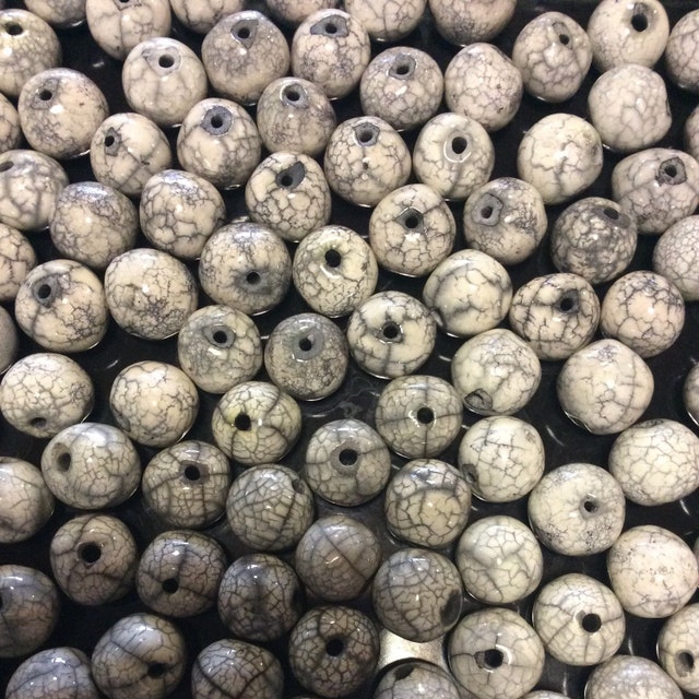 Handmade Ceramic Beads from South Africa by EarthButterBeads