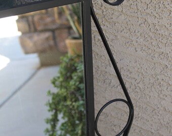 Wrought iron mirror | Etsy