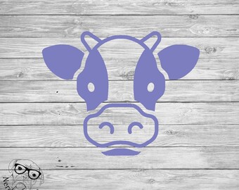 Cow decal | Etsy