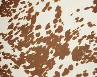 Cow print fabric | Etsy