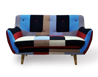 Patchwork sofa | Etsy