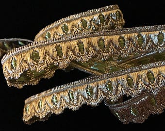 803.1 Metallic galloon trim Hex with border