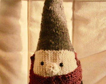 Knit Gnome Hat Knitting PATTERN Bulky Yarn Pattern Pack