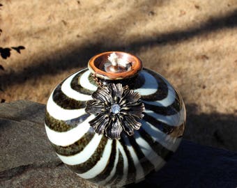 Zebra print lamp | Etsy