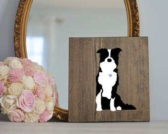 Border collie art | Etsy