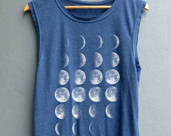 Moon tank top | Etsy