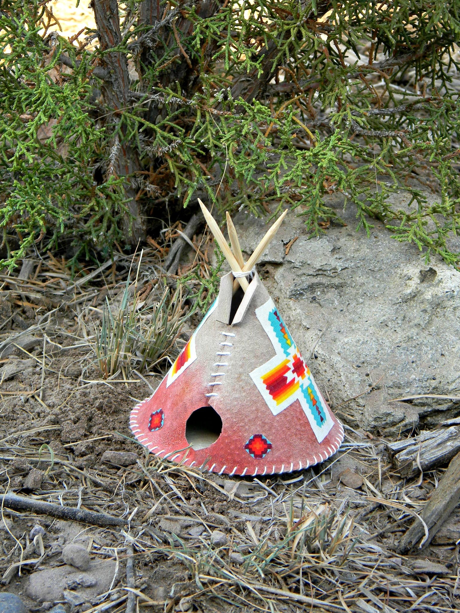 Teepee Christmas Tree Ornament Plains Tipi Home Decoration