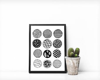 Simple art print | Etsy