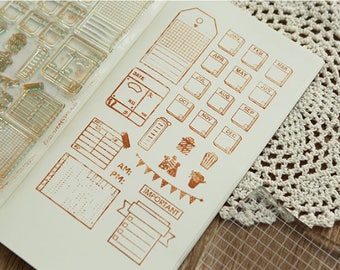 Bullet journal stamps | Etsy