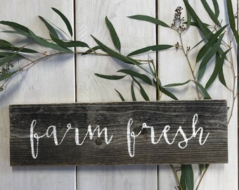 Farm fresh sign | Etsy