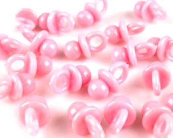 Pink pacifier | Etsy