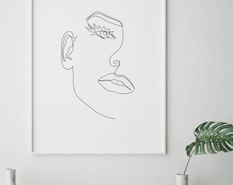 Single line drawing | Etsy