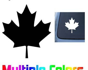 Maple leaf stickers | Etsy