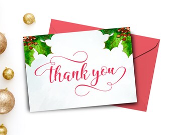 Holiday thank you | Etsy