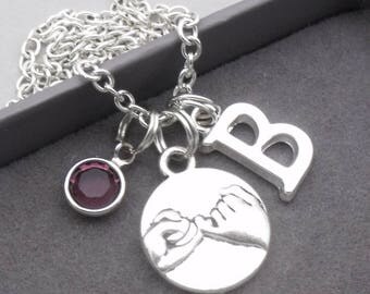 Pinky swear necklace | Etsy