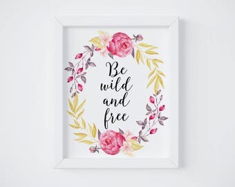 Wild and free | Etsy
