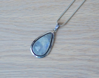 Moonstone pendant | Etsy