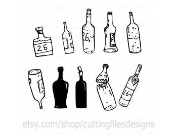Beer bottle svg | Etsy