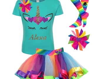 Girls unicorn dress | Etsy