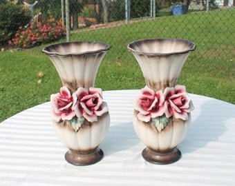 Capodimonte vase | Etsy