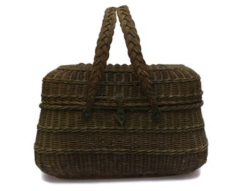 Antique baskets | Etsy